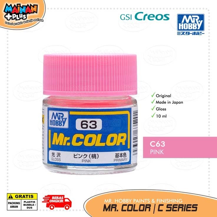 Jual Mr Color C63 Pink C 63 Mr Hobby C Series Paint Cat Gundam Model ...