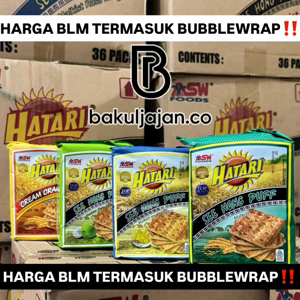 Jual Hatari See Hong Puff Malkist 245 Gr (1 Dus isi 36)Termurah BACA ...