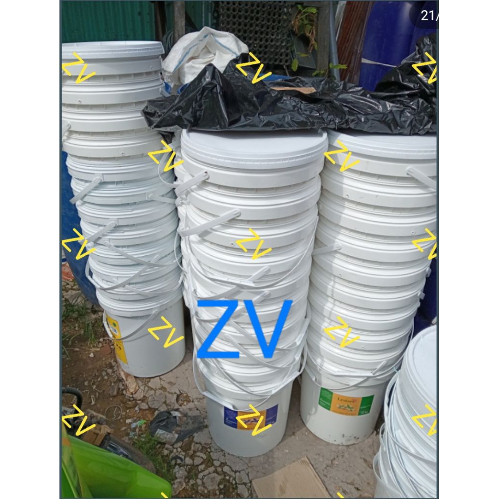 Jual (KHUSUS INSTANT) Ember Plastik bekas ukuran 20 liter (Ex-Bahan ...