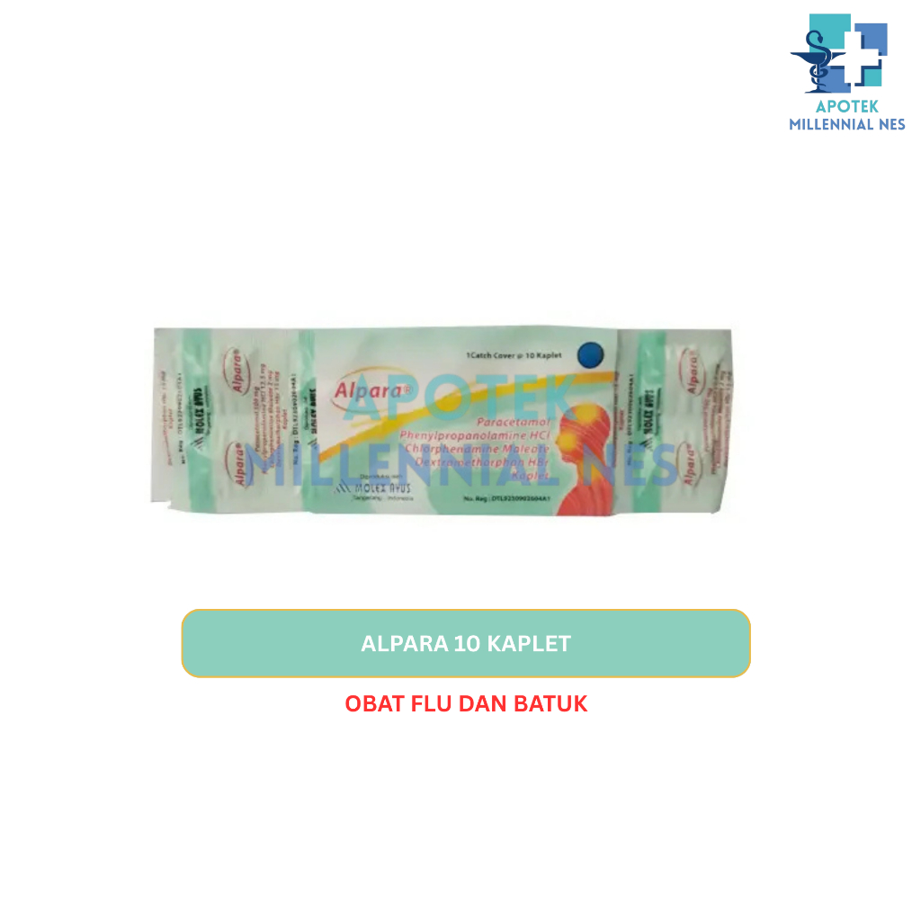 Jual ALPARA Strip ISI 10 Tablet - Obat Flu dan Batuk | Shopee Indonesia