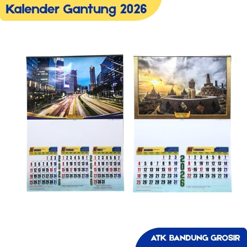 Jual Kalender Dinding Tahun 2026 Calender Catur Wulan Triwulan ...