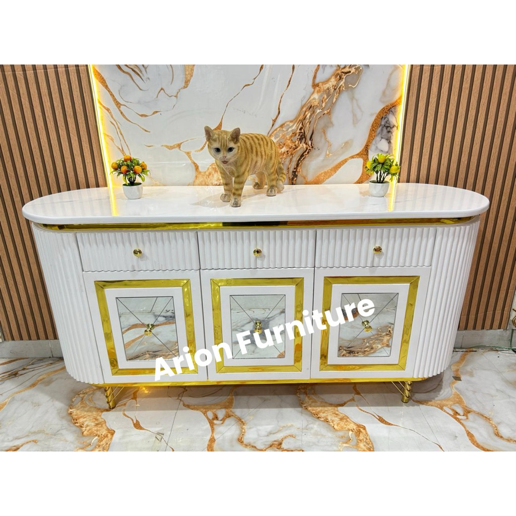 Jual Meja konsul/ Bufet tv/meja list gold/bufet bulat/meja bulat/bufet ...