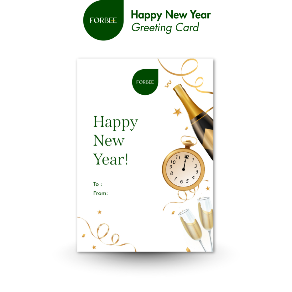 Jual Kartu Ucapan Tahun Baru | Happy New Year Greeting Card | Shopee ...