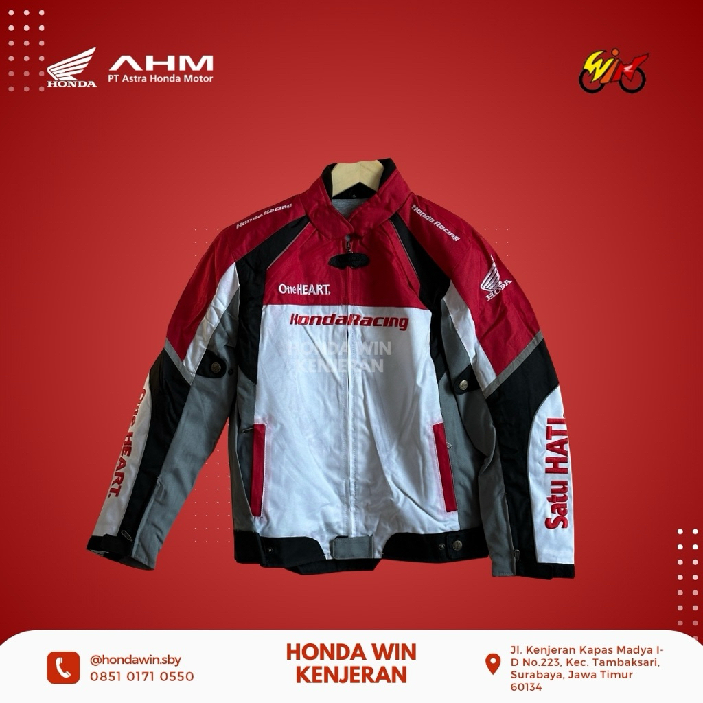 Jual Jaket Sepeda Motor balap Honda Racing ASLI | Shopee Indonesia