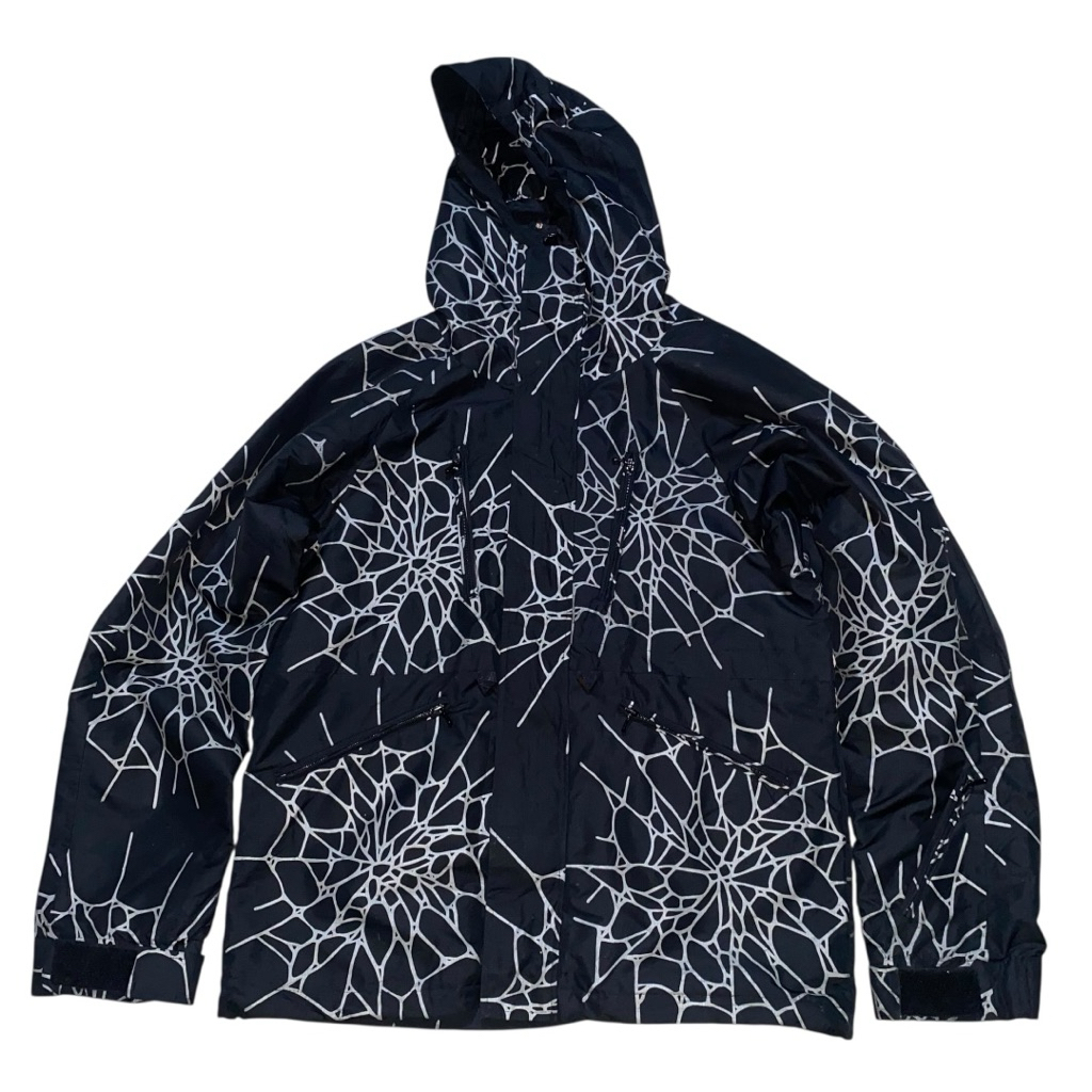 Jual Number nine A/W 2000 the redisun spider web black jacket | Shopee ...