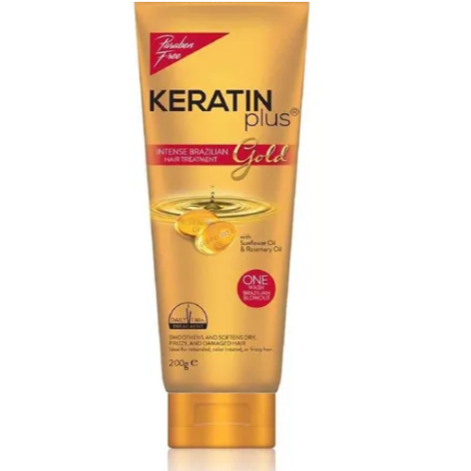 Jual Keratinplus GOLD Intense Brazilian Hair Treatment Tube 200g ...