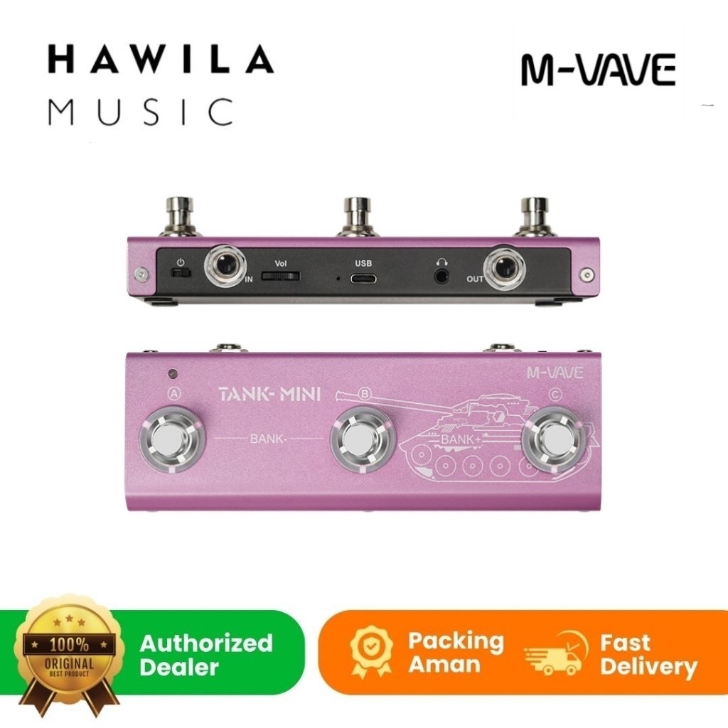 Jual Mvave Tank Mini Multi Efek M Vave Tank Mini Effect Pedal | Shopee ...