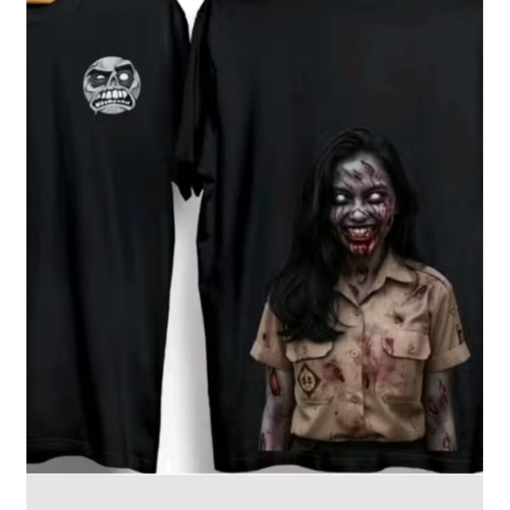 Jual Kaos Hantu Cantik Seram Pramuka Penghisap Darah Kaos Distro Unisex ...