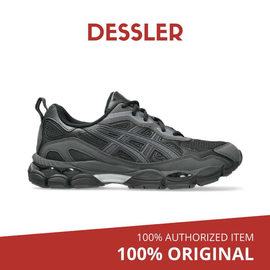 Jual Asics Gel NYC RGD Black Graphite Grey | Shopee Indonesia