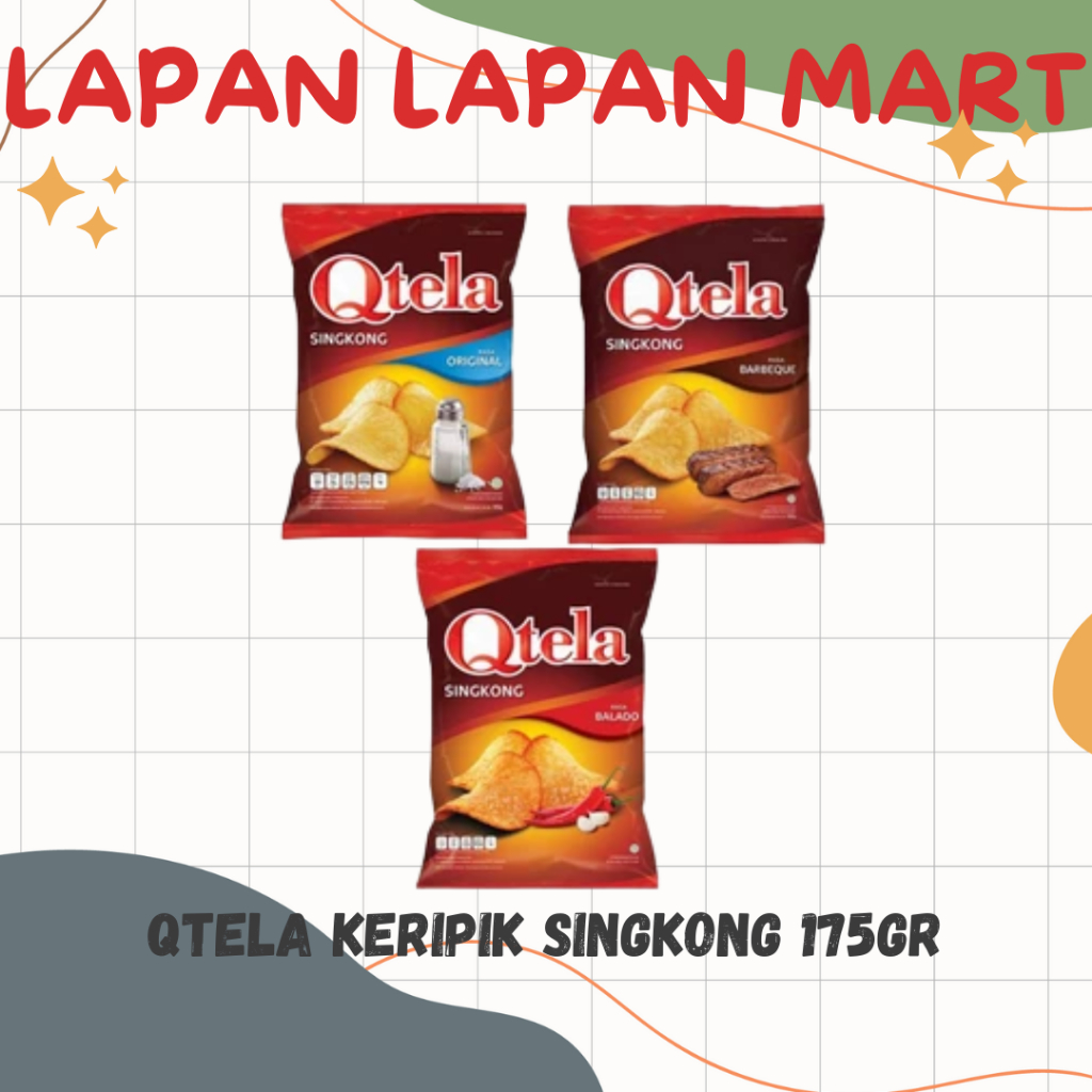 Jual Qtela Keripik Singkong 175gr | Shopee Indonesia