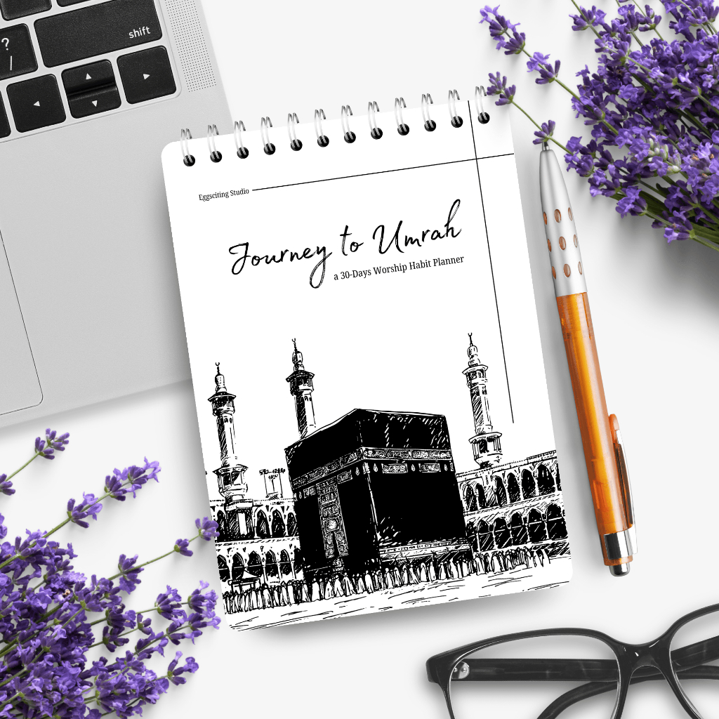 Jual Planner Umrah Spiral A6 | Habit Tracker, Packing List, Tracker ...