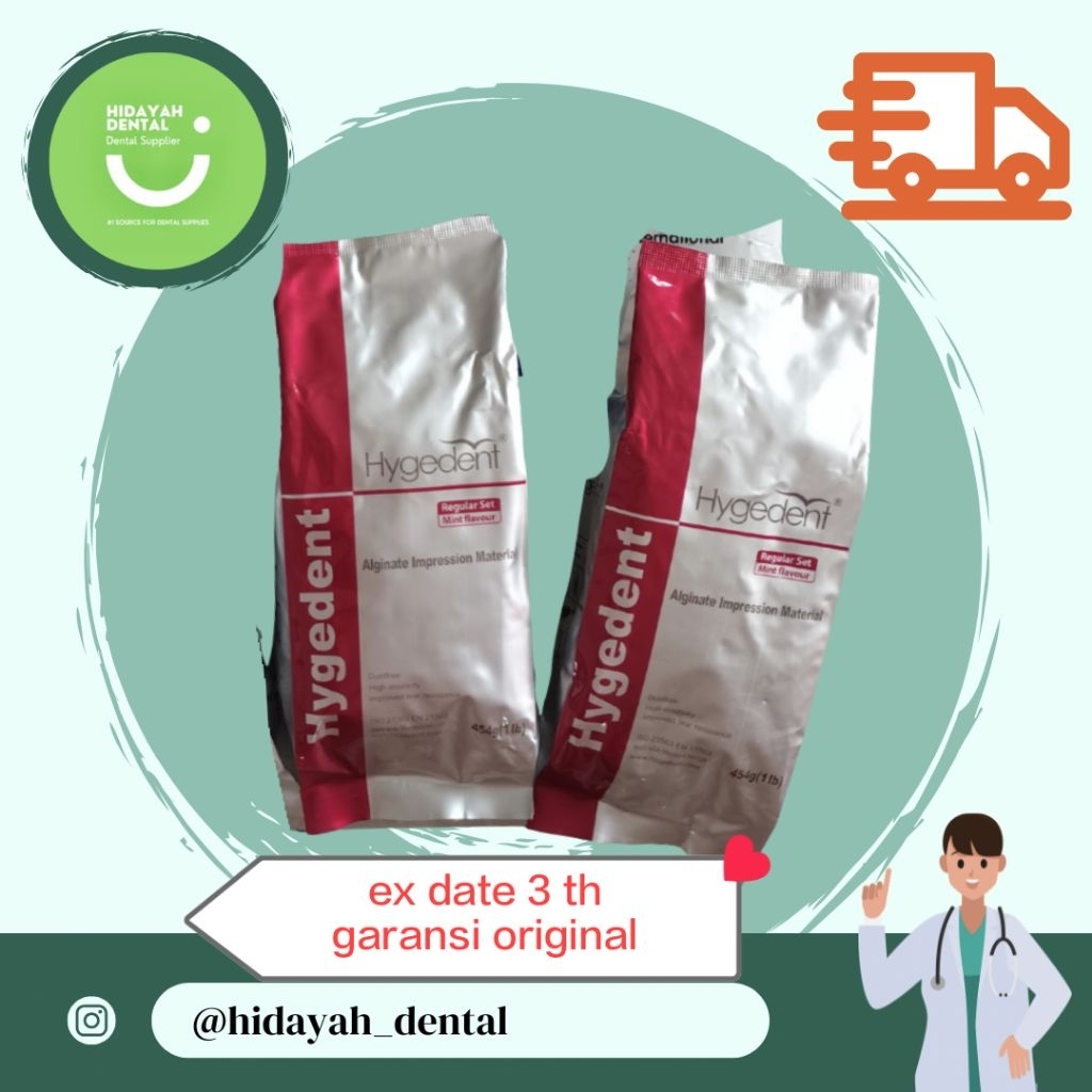 Jual Alginate 1 > Hygedent minimal beli 5 * standart presisi , 1 fase ...