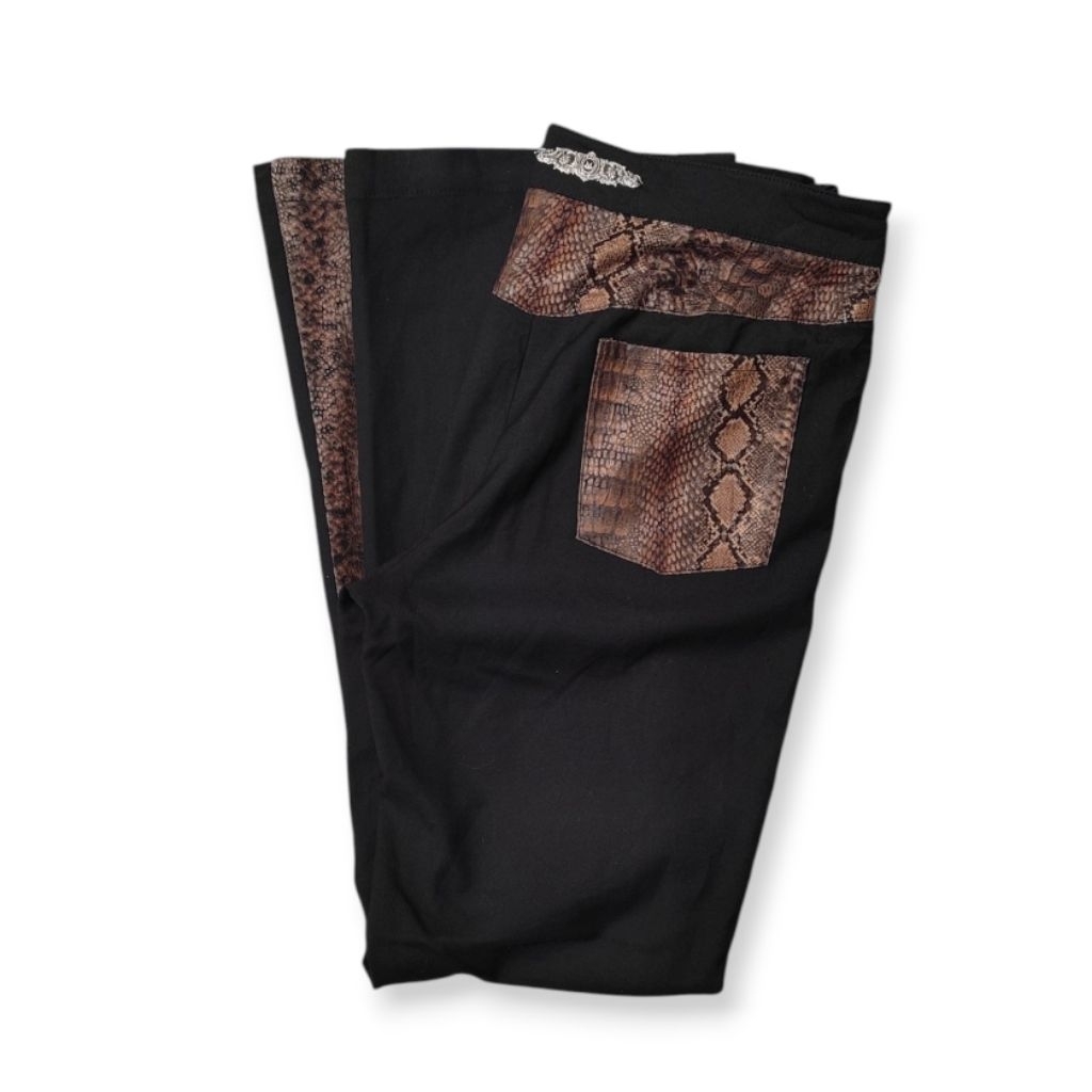 Jual Mool For Only Mania y2k Snake Flared Pants | Shopee Indonesia