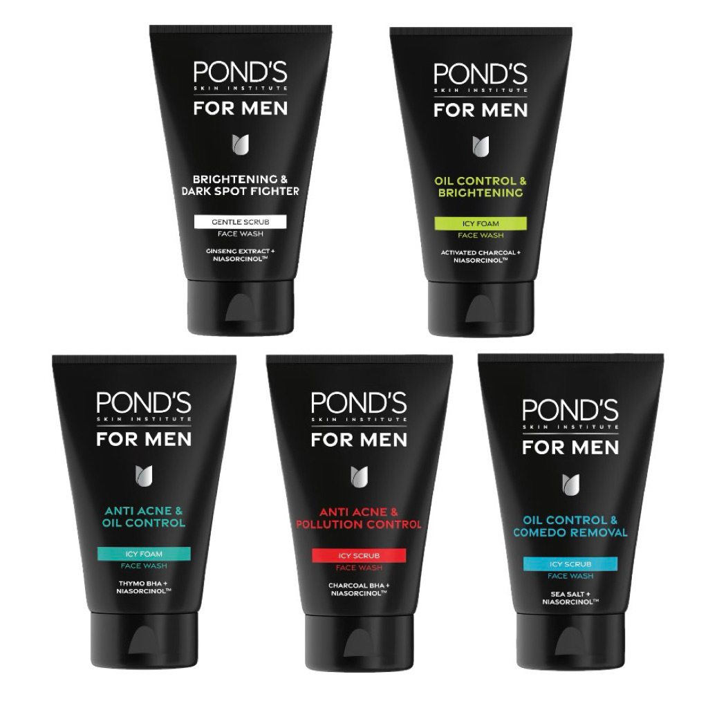 Jual POND’S MEN Facial Foam Facial Scrub 100 gram | Ponds Man | Shopee ...