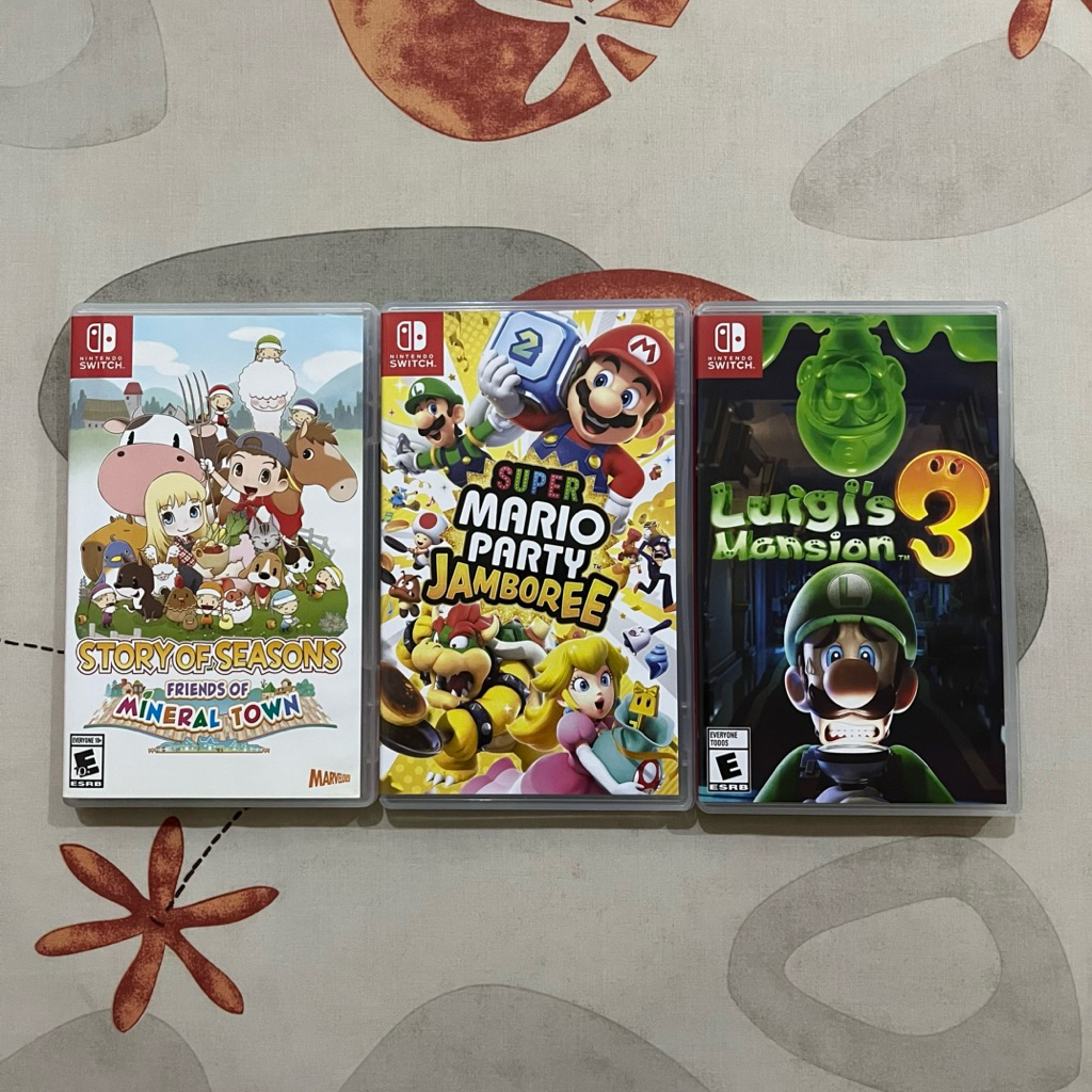 Jual Story of Seasons: FOMT | Luigi's Mansion 3 | Mario Party Jamboree ...