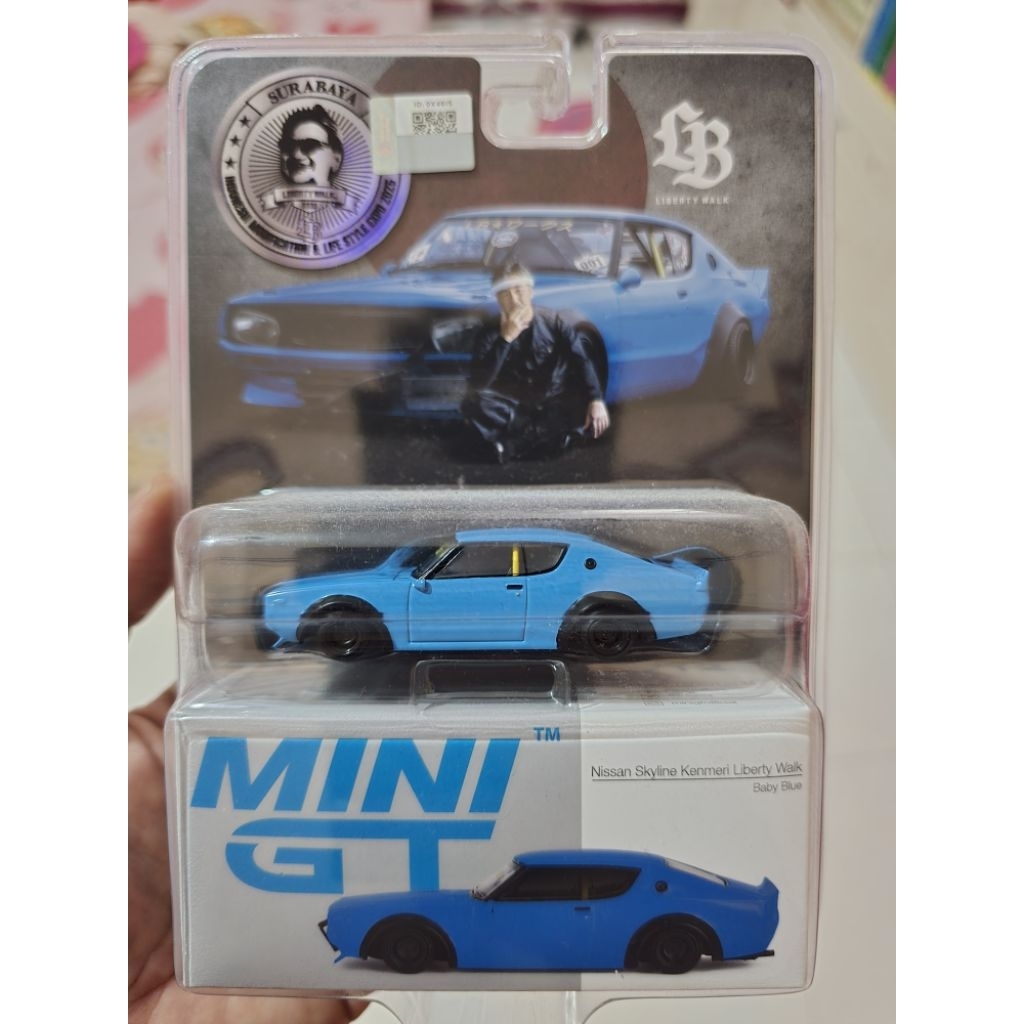 Jual MINI GT Nissan skyline kenmeri liberty walk baby blue, IMX ...