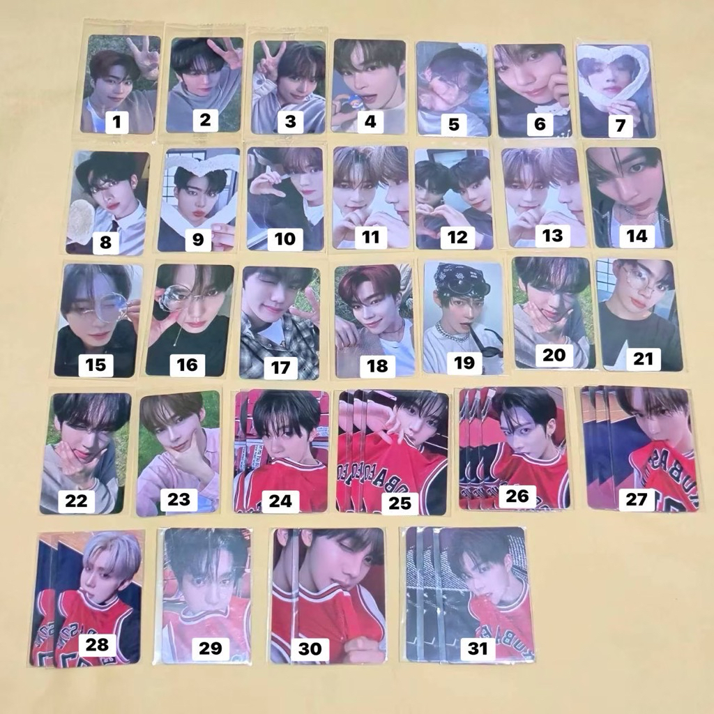 Jual PC PHOTOCARD ZB1 ZEROBASEONE ZHANG HAO ZHANGHAO SUNG HANBIN KIM ...