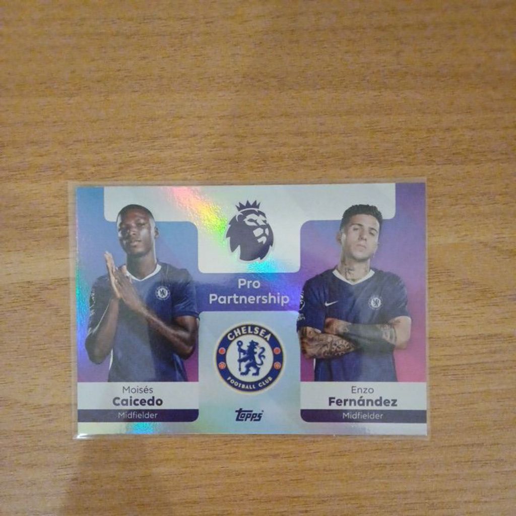 Jual Moises Caicedo Enzo Fernandez Pro Partnership Topps Premier League ...