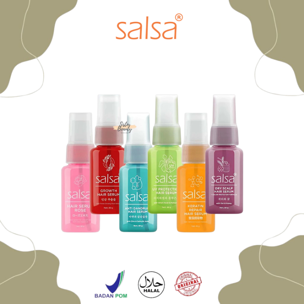 Jual SisterBeauty - Salsa Healthy Hair Serum 80ml - Vitamin Rambut ...