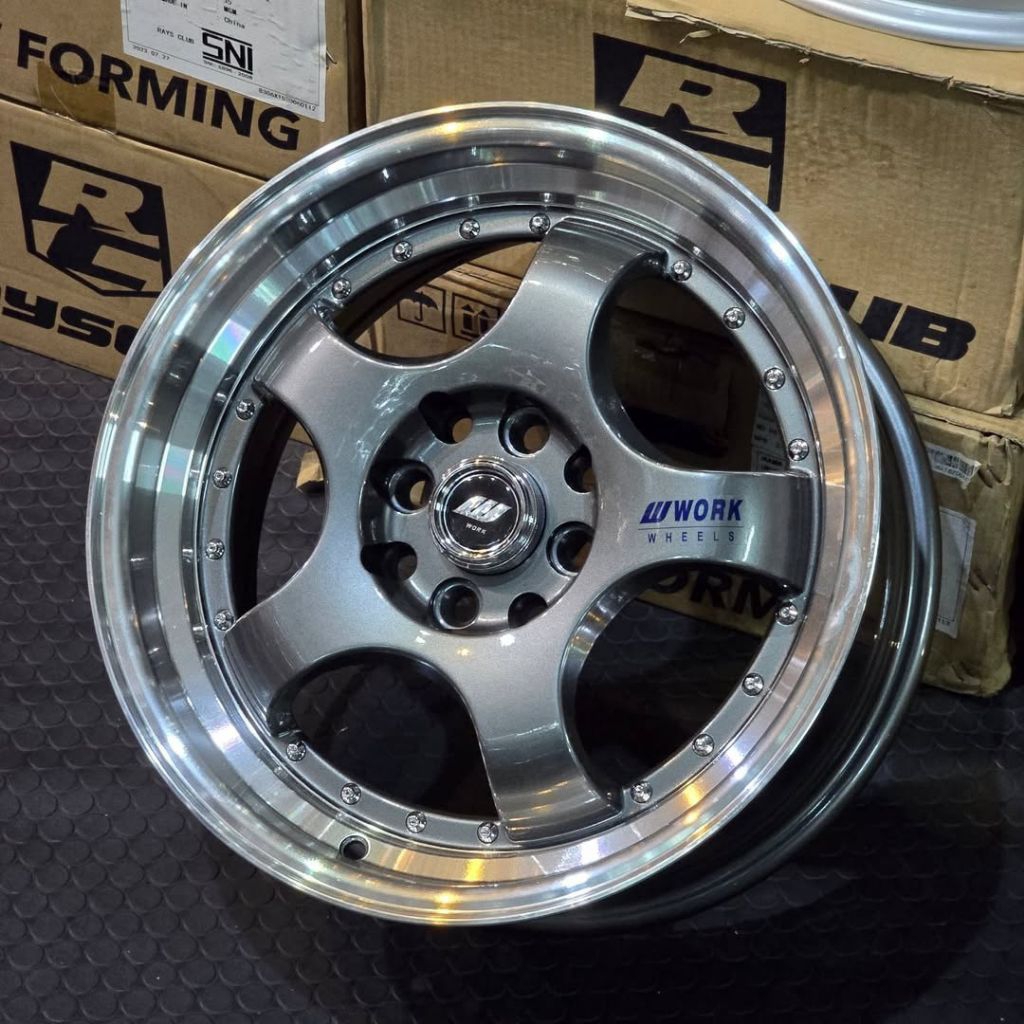 Jual velg work meister r16 pcd 4x100 - 4x114,3 velg racing ring 16 ...