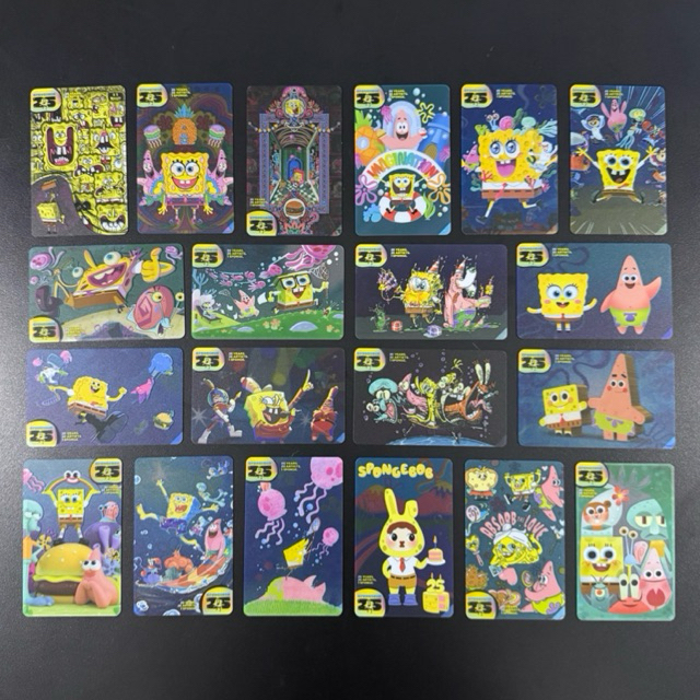 Jual Kartu Spongebob Edisi 25 Tahun (Transparent) - Cow Play Cow Moo ...