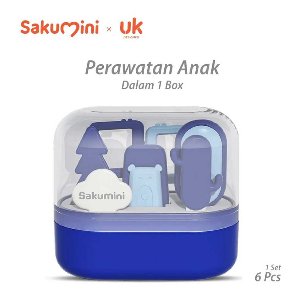 Jual Sakumini Baby Nail Clipper 6in1/sakumini gunting kuku bayi ...