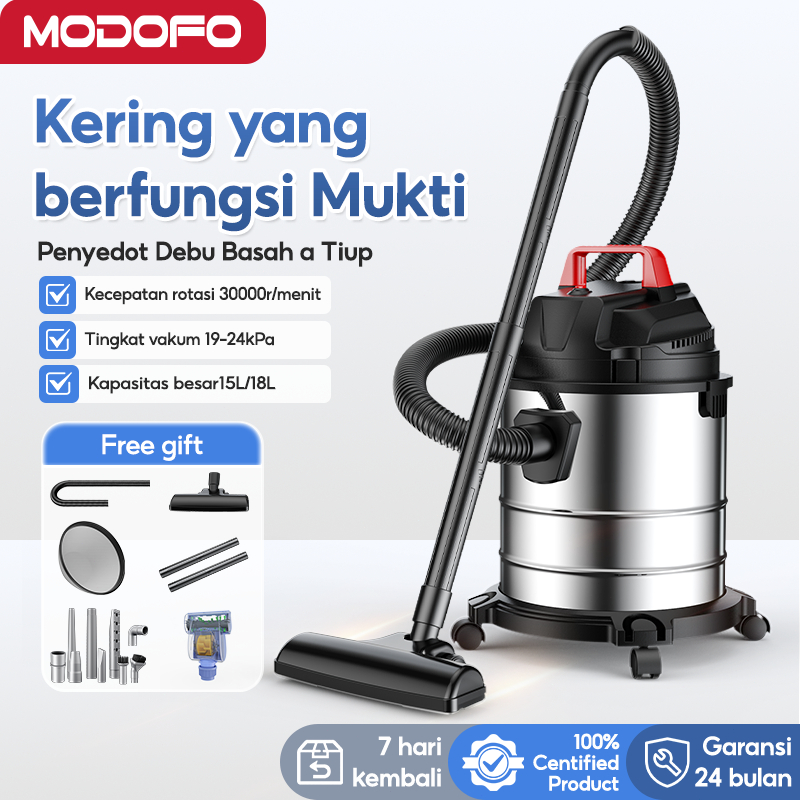 Jual MODOFO Vacuum Cleaner 18L 4in1 Vakum/Air Hisap/Blower Sedot Debu ...