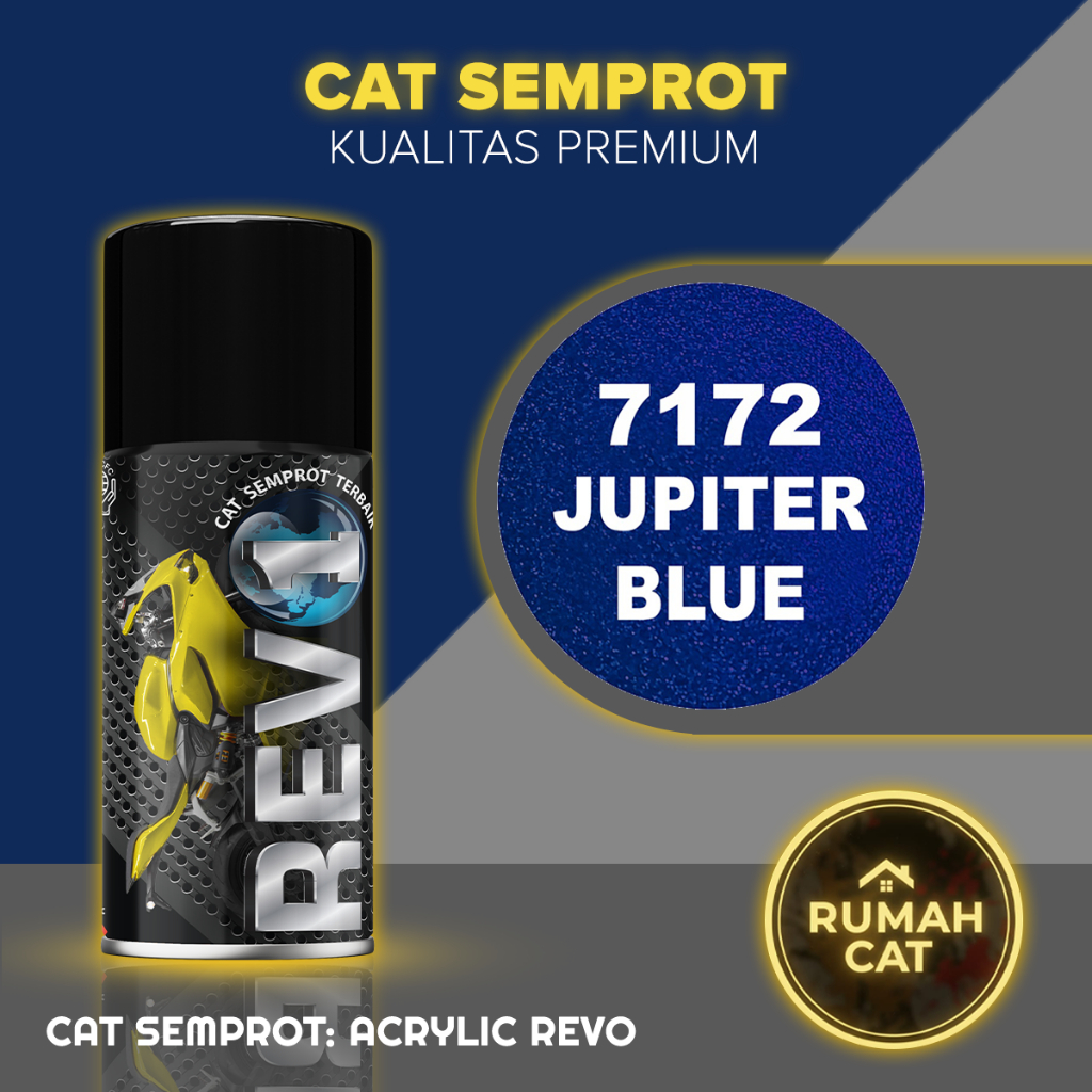 Jual Cat Semprot Acrylic Metallic Revo Jupiter Blue 7172 – PILOK PILOX ...