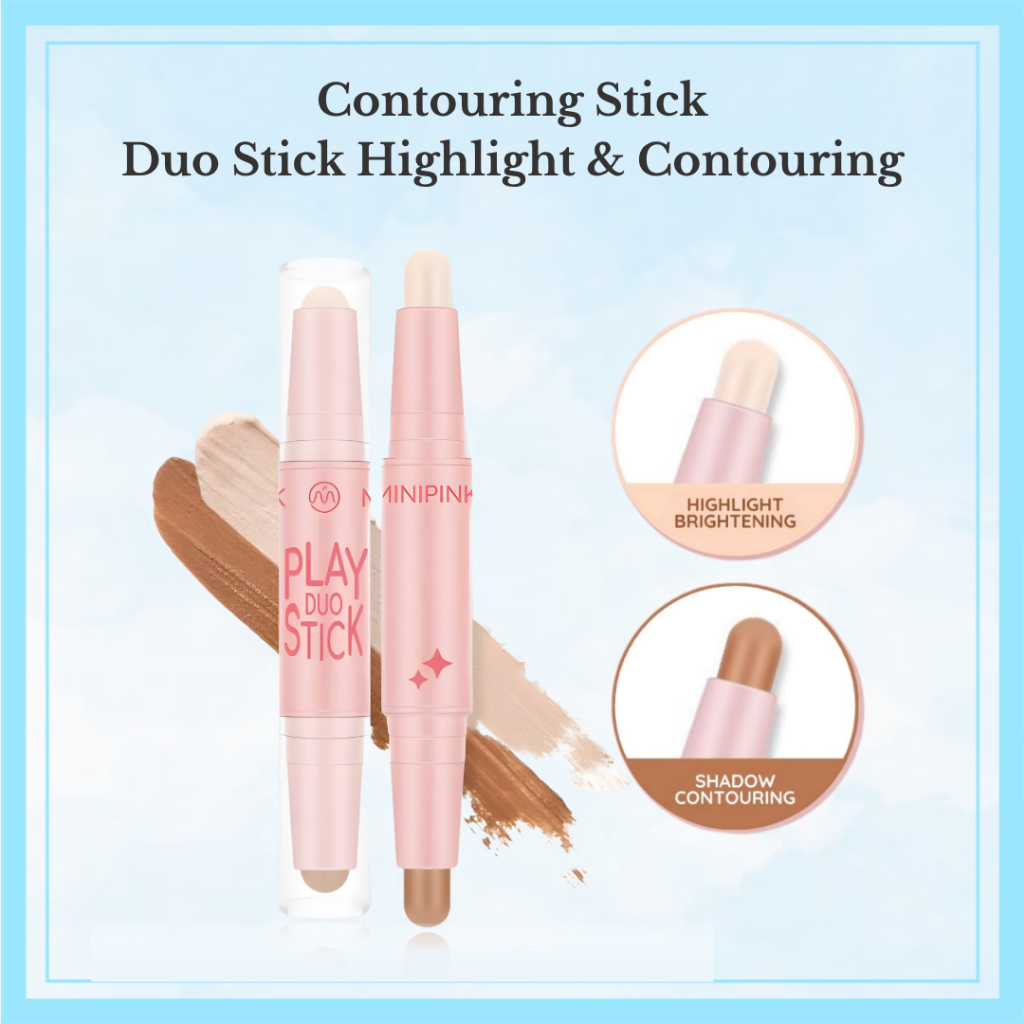 Jual MINIPINK Play Duo Stick Dua Sisi Contouring Stick Highlight ...