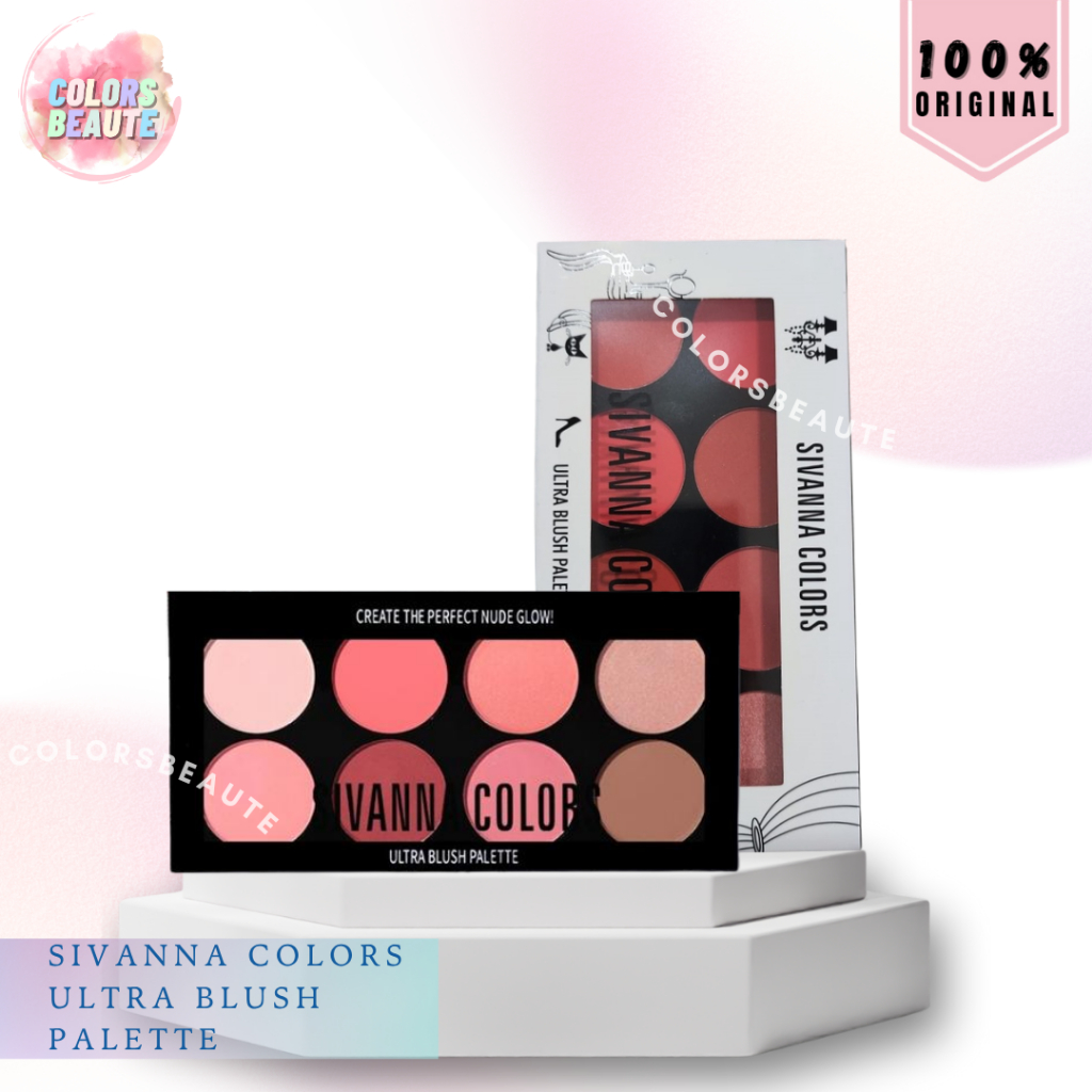Jual SIVANNA COLORS Ultra Blush On Pallete | Shopee Indonesia