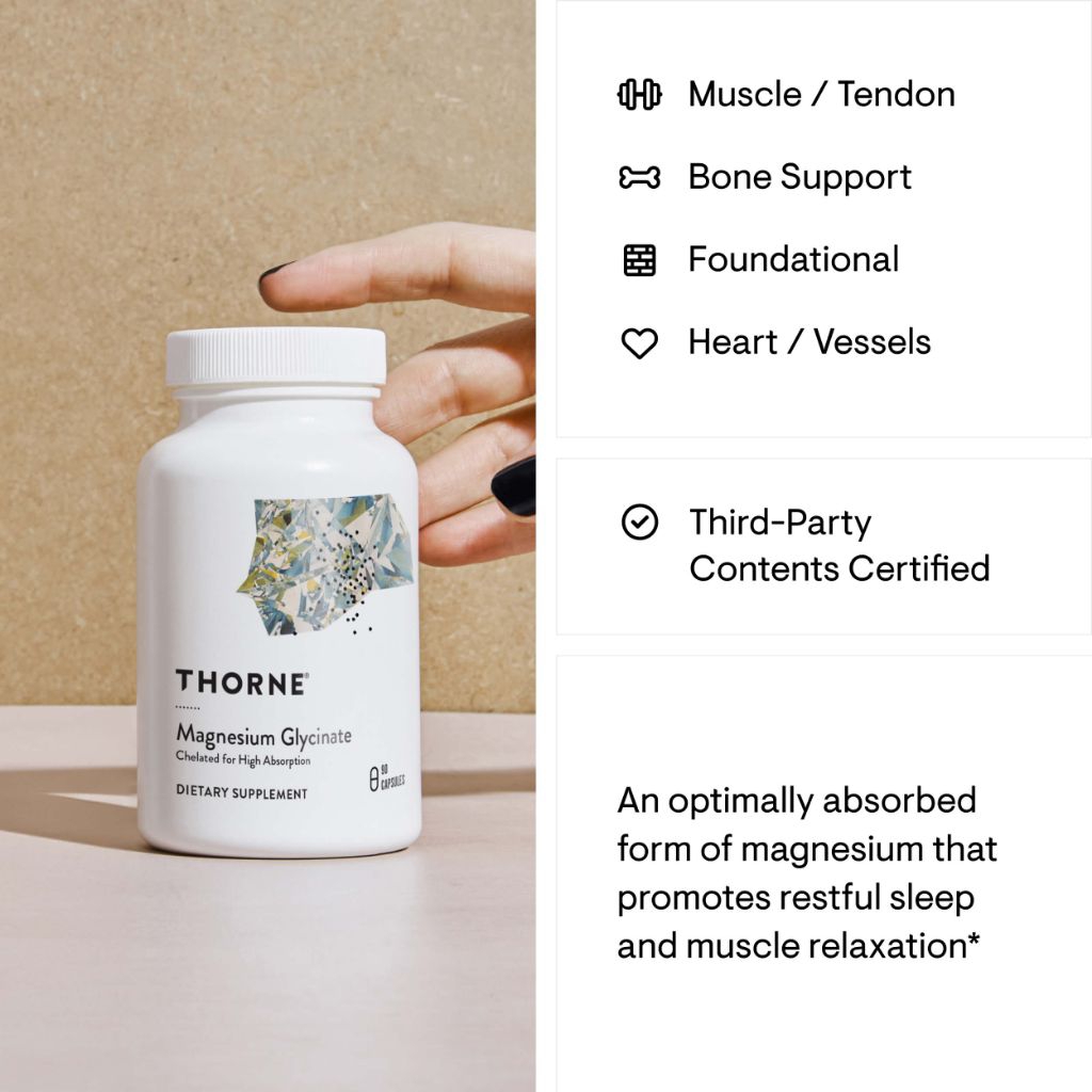 Jual THORNE - Magnesium Glycinate - Supports Restful Sleep, Muscle ...