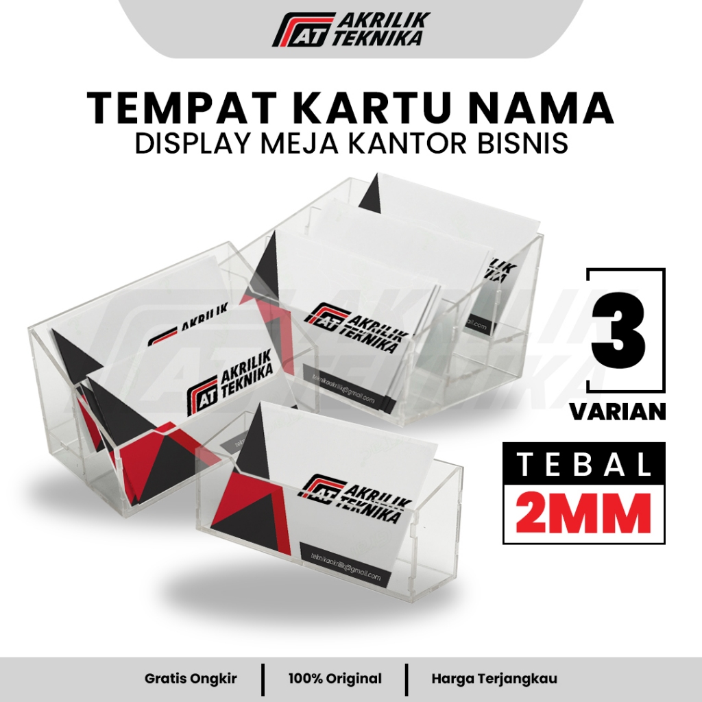 Jual Tempat Kartu Nama / Display Meja Kantor Bisnis / Rak Kartu Name ...