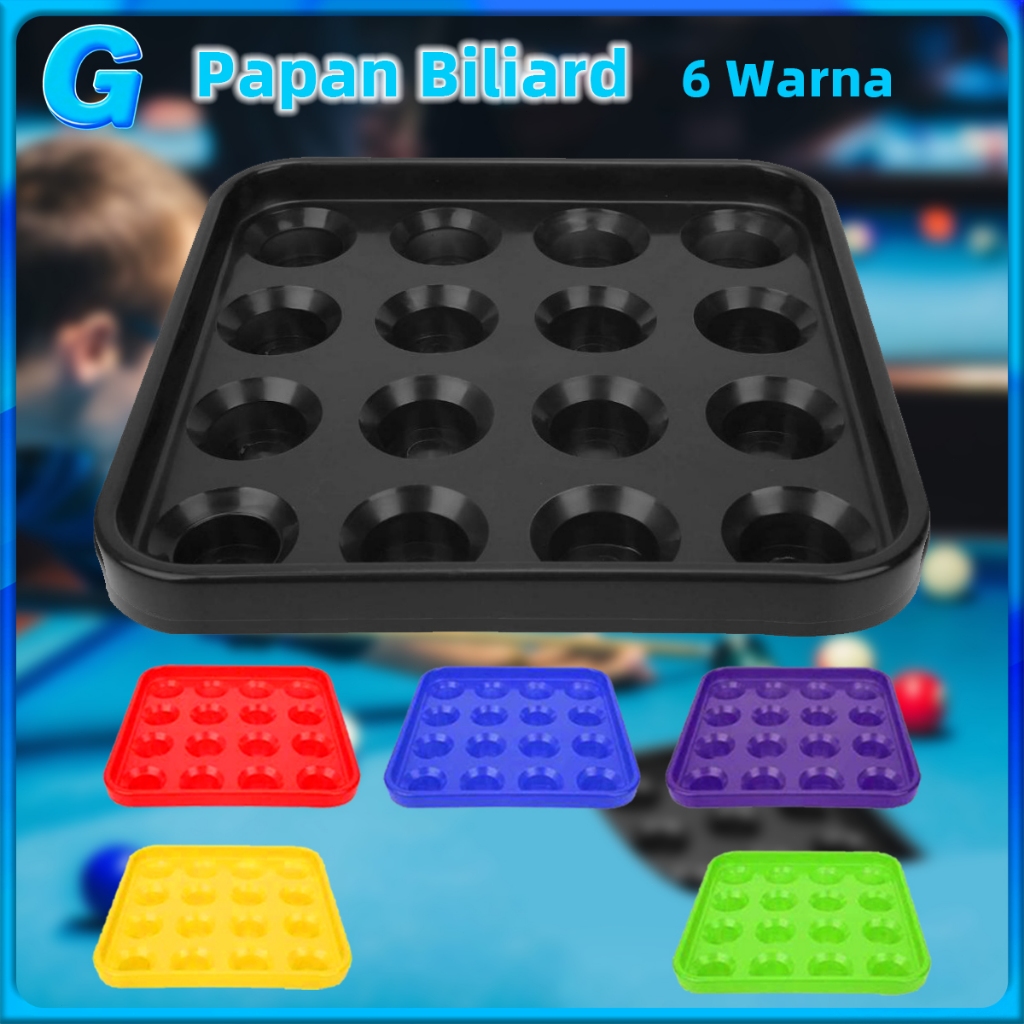 Jual Billiard 16 Ball Tray Tempat Bola Bilyar Rak Bola Biliar Plastik ...