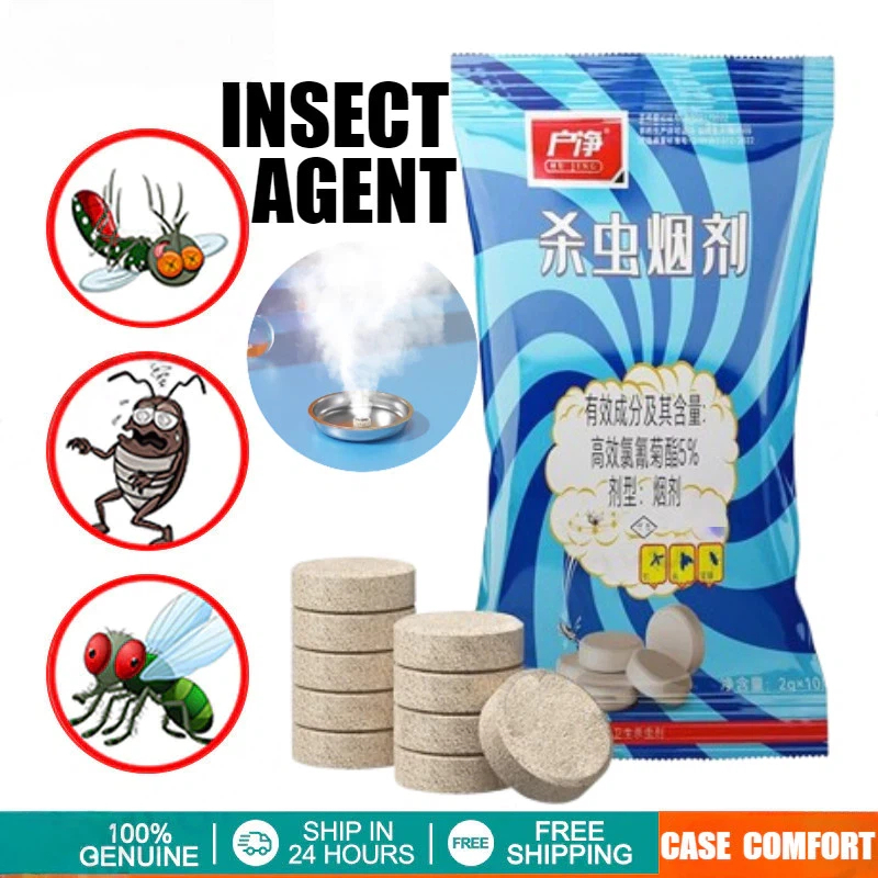 Jual Asap Insektisida insect killer 10pc kutu kasur pembasmih cicak ...