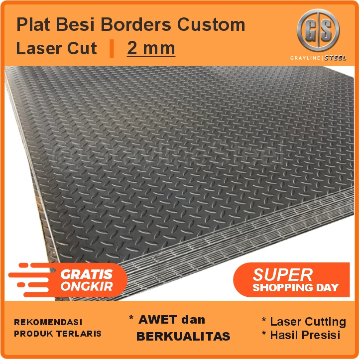 Jual 2 mm - Plat Besi Bordes - Custom Plat Besi Bordes | Shopee Indonesia