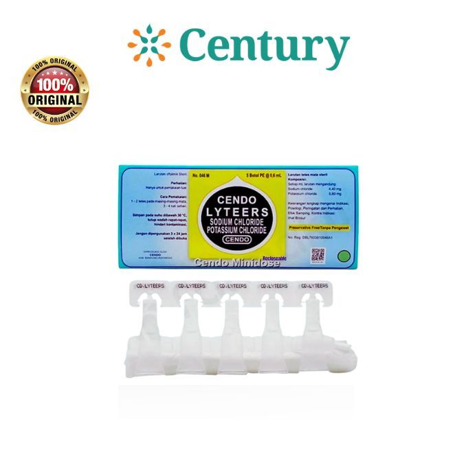 Jual CENDO LYTEERS ISI 5 STRIP @0.6ML / PERAWATAN MATA / TETES MATA ...