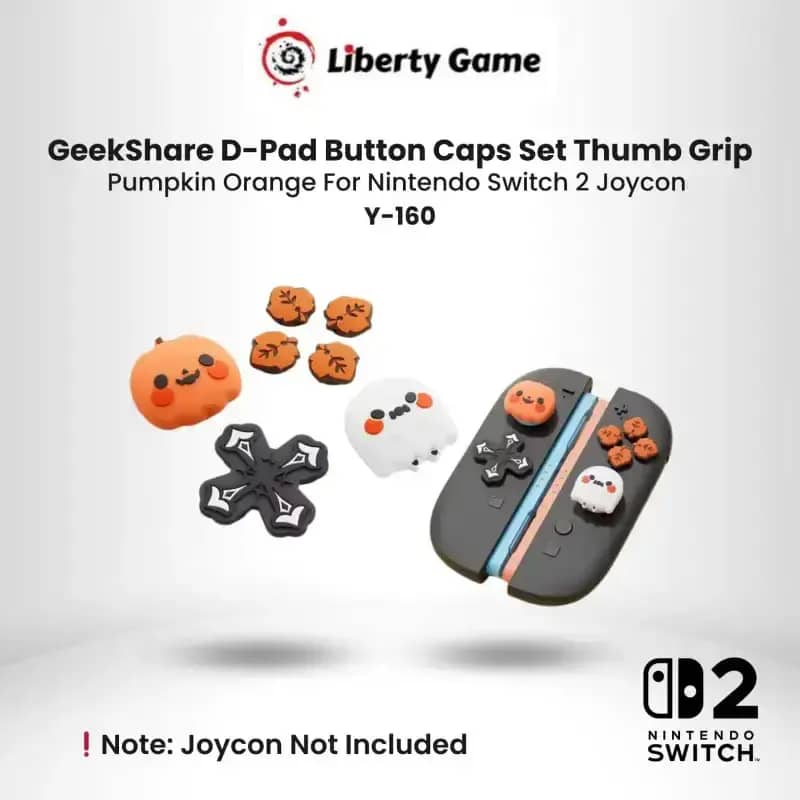 Jual GeekShare Pumpkin Orange D-Pad Button Caps Set Cover ABXY Key ...