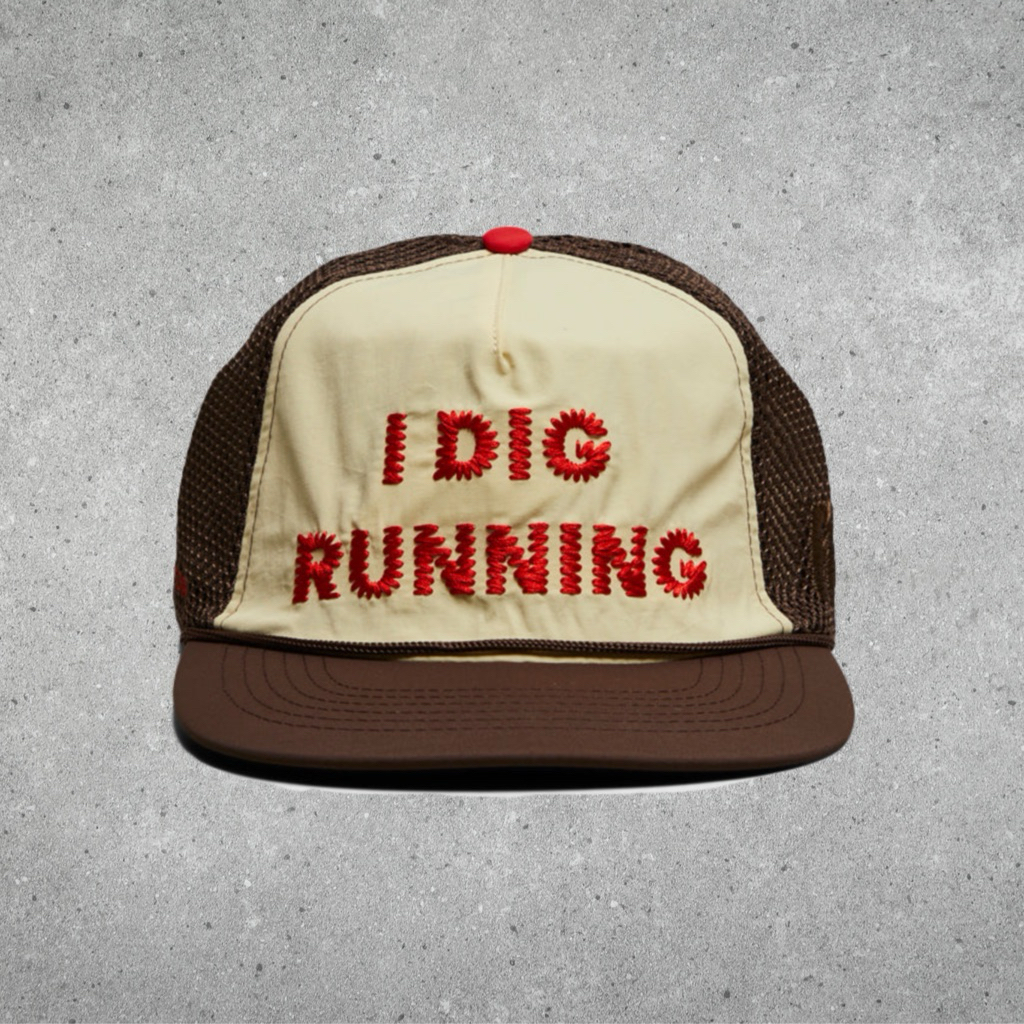 Jual Topi Alex Zono I Dig Running Trucker Cap Brown | Shopee Indonesia