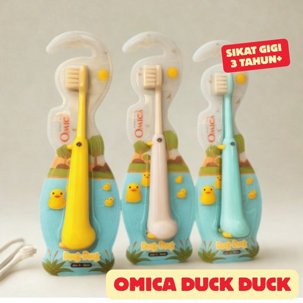 Jual [NEW] Sikat Gigi Omica Duck Duck - Lembut - 3 Tahun + | Shopee ...