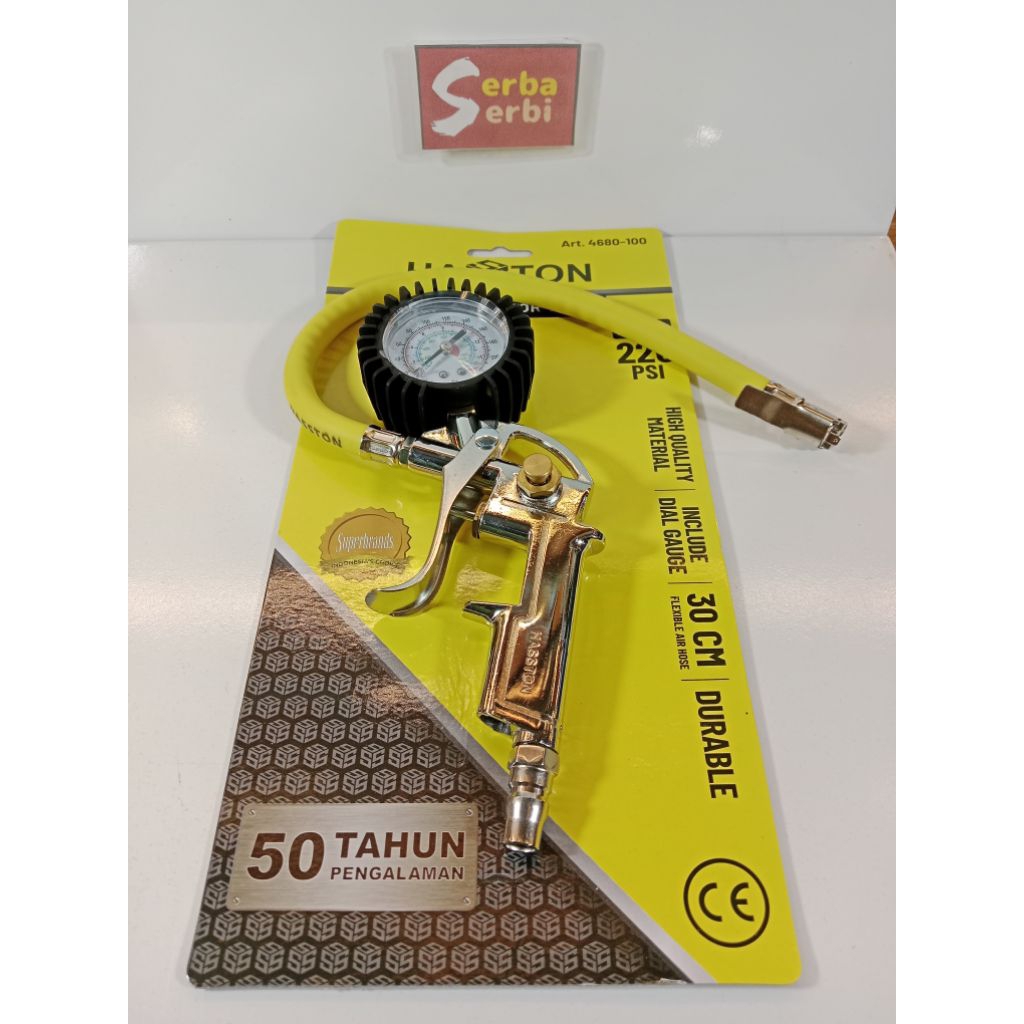 Jual (AIR TIRE INFLATOR) Inflating gun kompresor isi angin ban+gauge ...