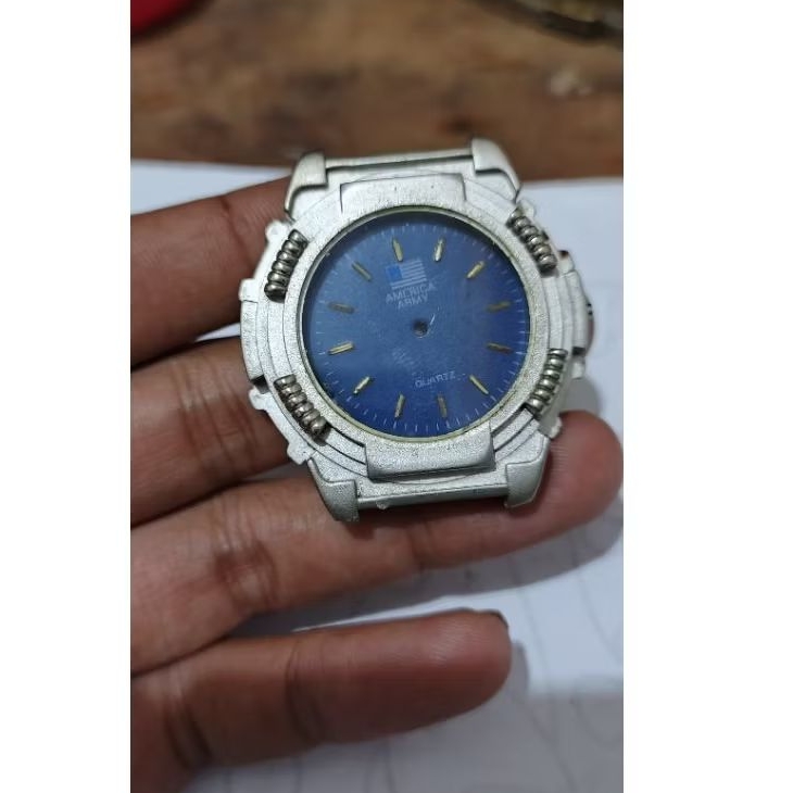 Jual jam tangan America army bekas bahan mati | Shopee Indonesia
