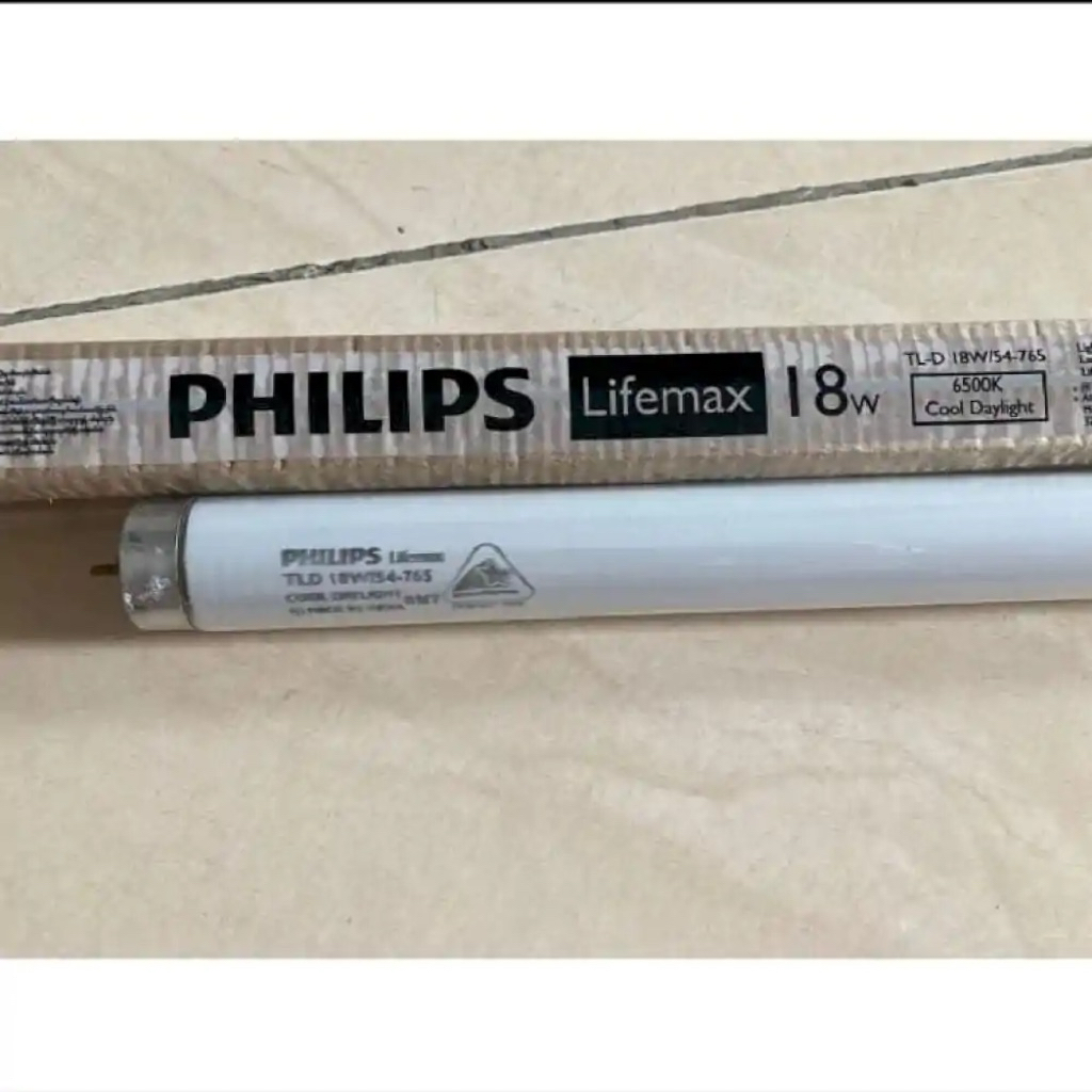 Jual PHILIPS Lampu TL TL-D 18W 54-765 60CM / Lampu TL 18 Watt Philips ...
