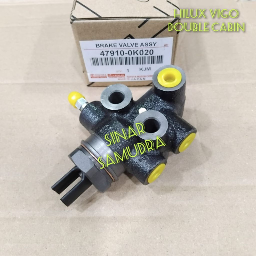 Jual PEMBAGI MINYAK REM BRAKE VALVE ASSY HILIX VIGO DIESEL 47910-0K020 ...
