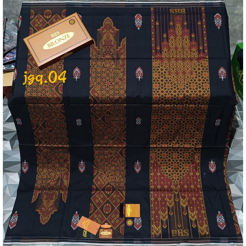 Jual SARUNG BHS EXCELLENT JACQUARD SUPER MOTIF JGQ JEA E58 GRADE BRONZE ...