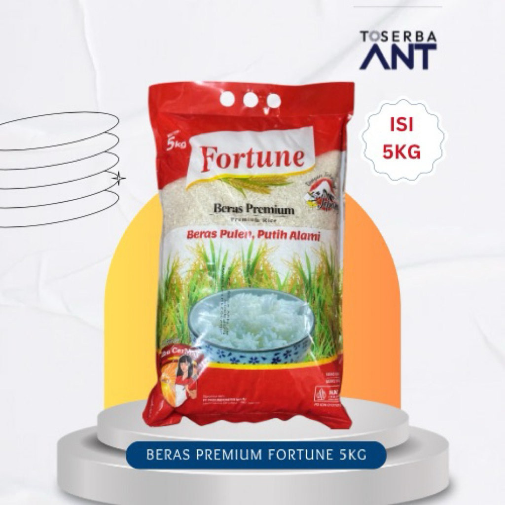 Jual BERAS PREMIUM FORTUNE 5KG | Shopee Indonesia