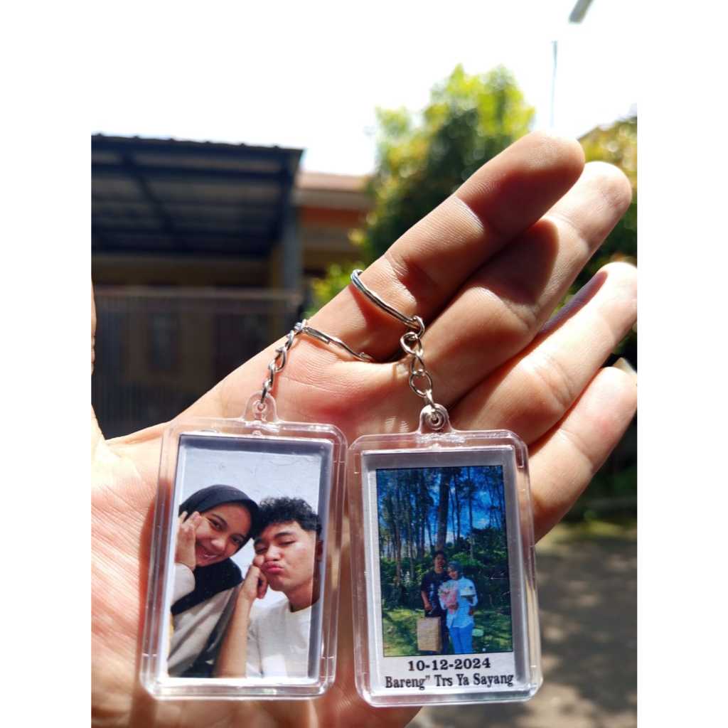Jual Gantungan Kunci Custom Foto Bebas Keychain Murah / Gantungan Kunci ...