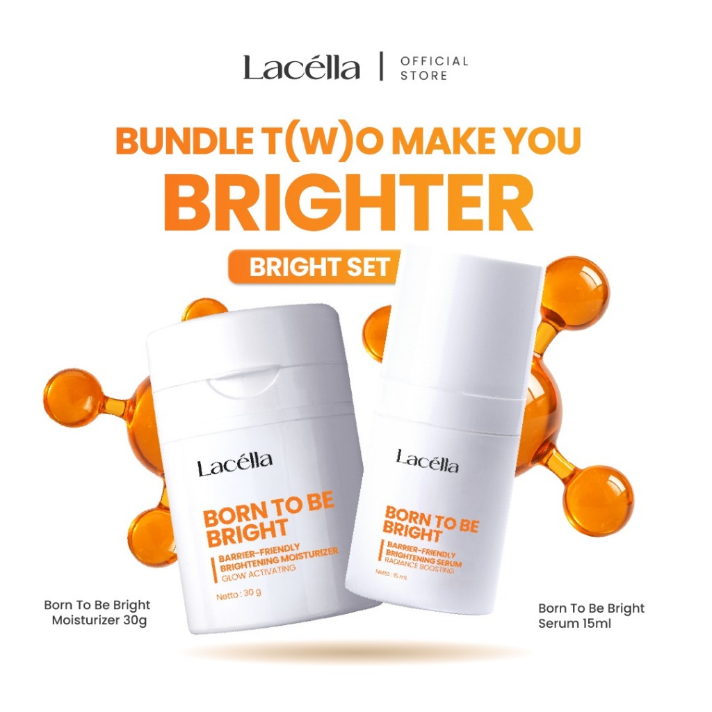 Jual LACELLA - [FLASH SALE] Born To Be Bright Moisturizer 30g ATAU Born ...
