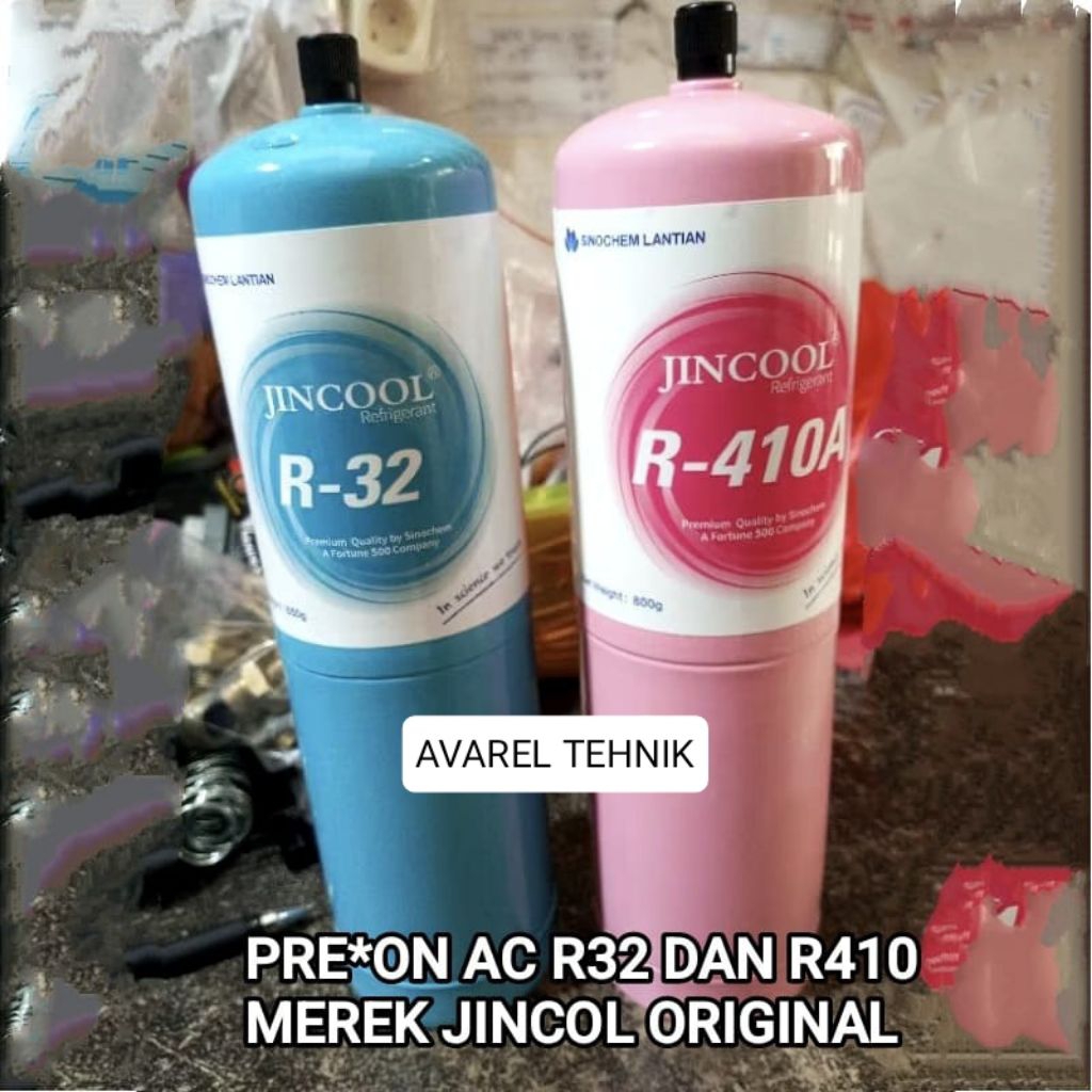 Jual PREON JINCOL R32 ,R410, R22 SHOWA ORI PREON KALENG REFRIGERANT AC ...