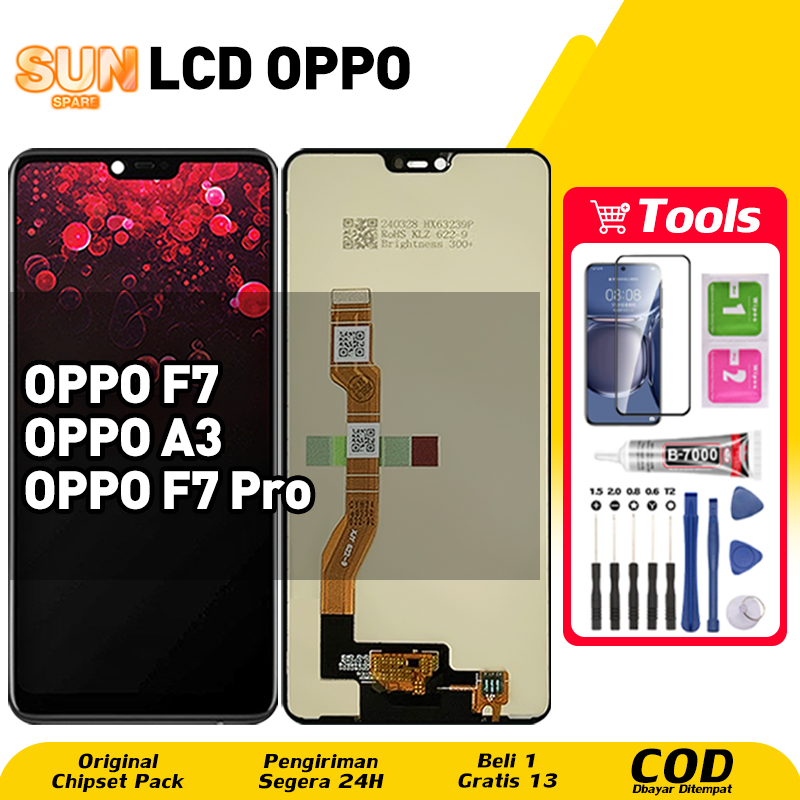 Jual Original For LCD OPPO F7 / OPPO A3 LCD OPPO F7 Pro asli hp layar ...
