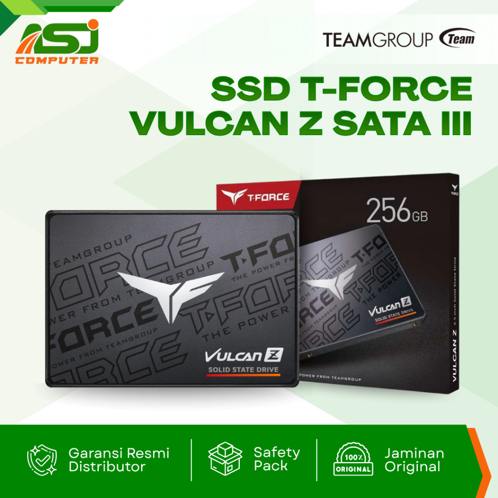 Jual TEAM GROUP SSD T-FORCE VULCAN Z SATA 256GB & 512GB | Shopee Indonesia